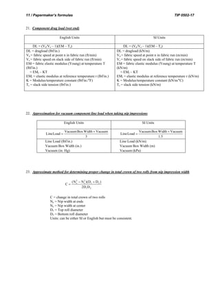 paper makers formula.pdf of all mills of paper and tissue | PDF