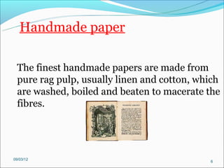Papermaking | PPT | Needlework | Arts and Crafts