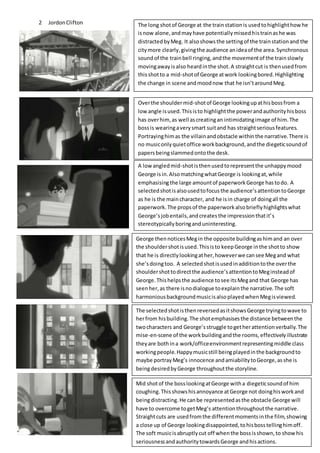 Paperman analysis | DOCX | Musicals | Genres
