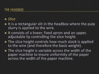 Paper manufacture | PPTX