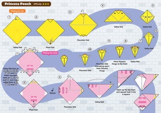 Paper Mario Origami Sheets. The Origami King Folding Instructions ...