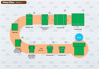 Paper Mario Origami Sheets. The Origami King Folding Instructions ...