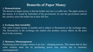 Paper money and Quality of Paper Money | PPTX