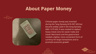 Paper Money Chinese inventions history lesson | PPT