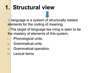 This is my presentation of English Language Teaching. | PPTX | Education
