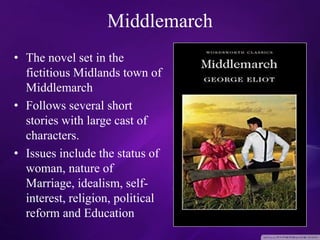 Middlemarch, A Study of Provincial Life | PPTX | Marriage and Civil ...