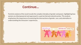 Paper no.203 Wide Sargasso Sea with Feminist Approach | PPTX