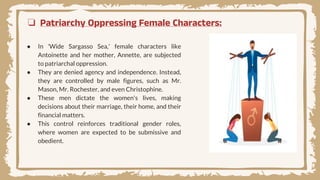 Paper no.203 Wide Sargasso Sea with Feminist Approach | PPTX