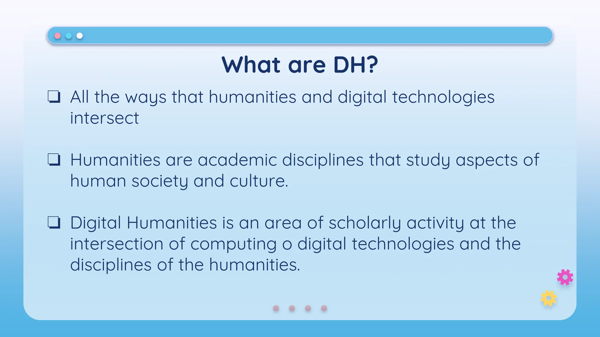 Paper no.204 The movement of Digital Humanities | PPT
