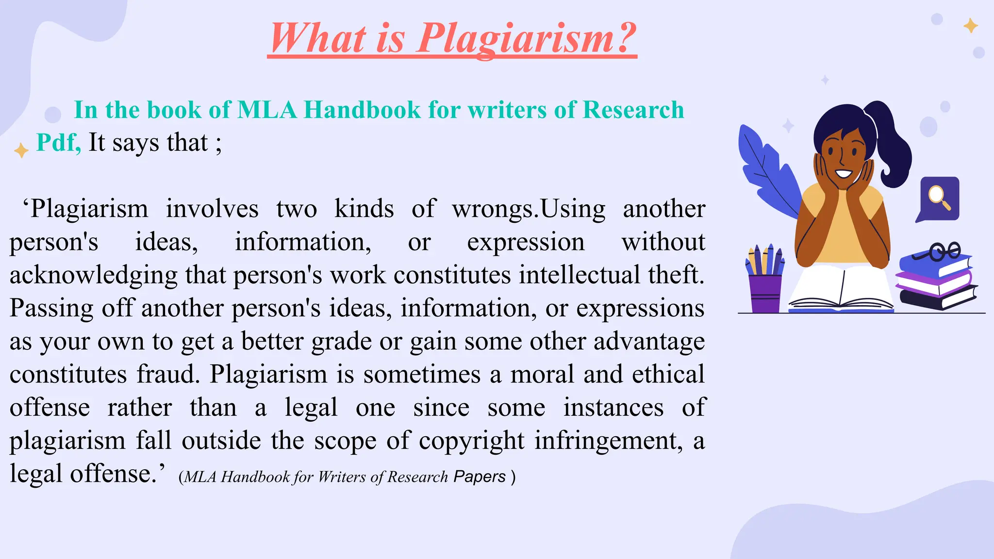 Defining Plagiarism : Types and Solutions to avoid it in Research Writing | PDF