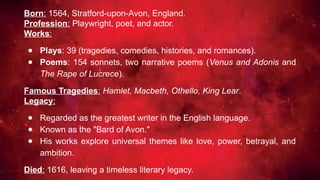 Film Adaptations of William Shakespeare's Macbeth | PPTX