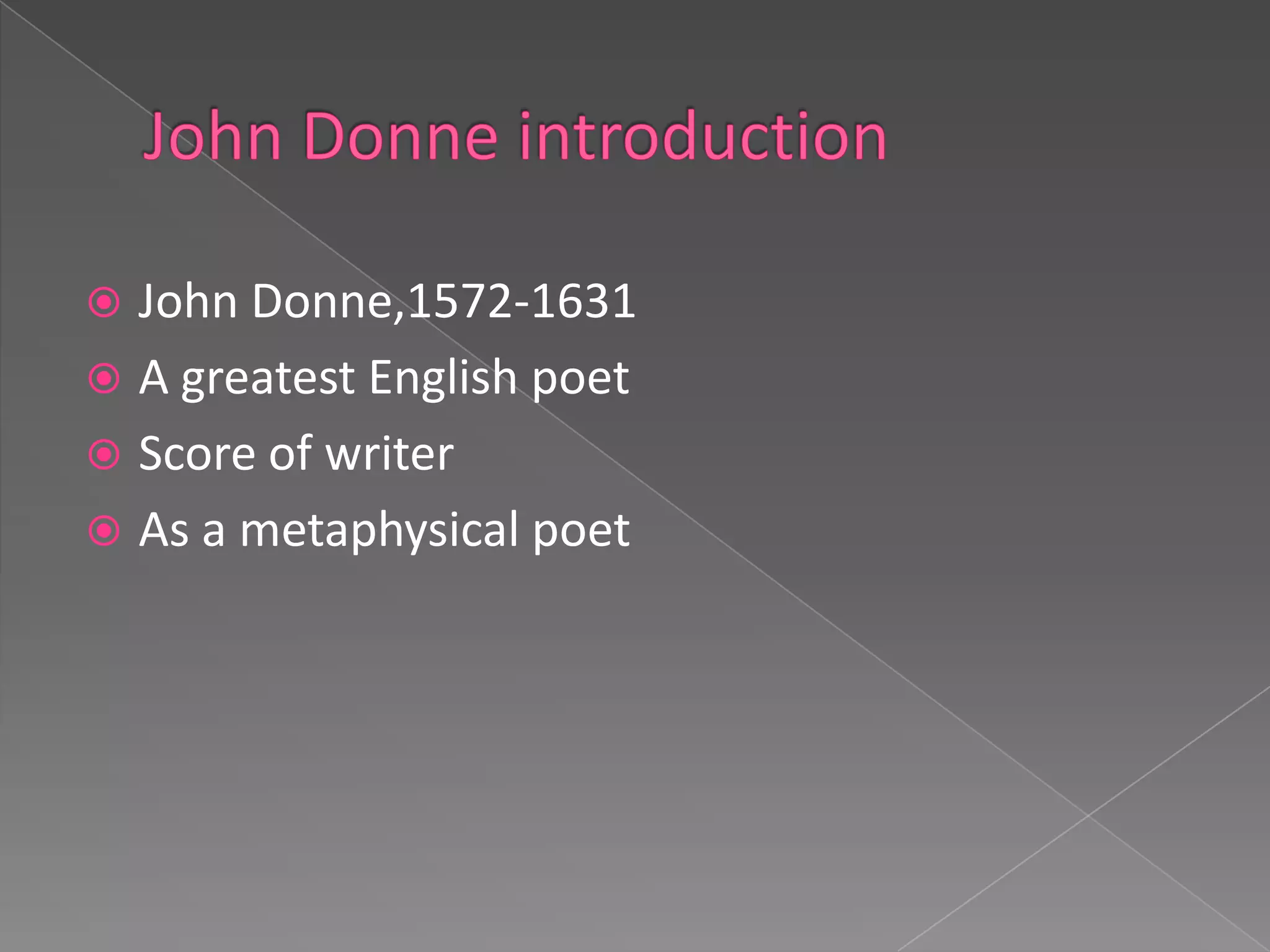 Death Be Not Proud - John Donne | PPTX