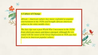 The Jazz Age by Nidhi Dave | PPT