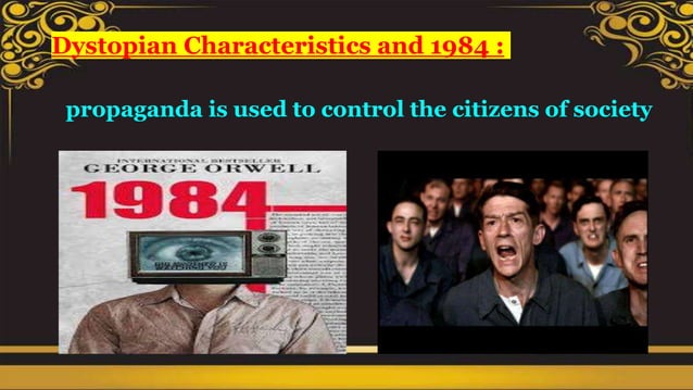 1984 as Dystopian Novel | PPTX | Fiction | Books and Literature