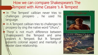 Paper no 11 A Tempest by Aime Cesaire | PPTX | Theater Venues | Attractions