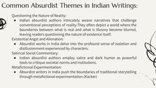 Absurdism in Indian Literature ""Midnight's Children,"" | PPTX ...