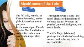Comparision between Pamela & Pinjar | PPTX