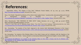 “Toru Dutt’s Approach to Indian Myths: Bridging Faith, Culture, and ...