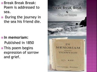 Tennyson :A study of poet | PPTX