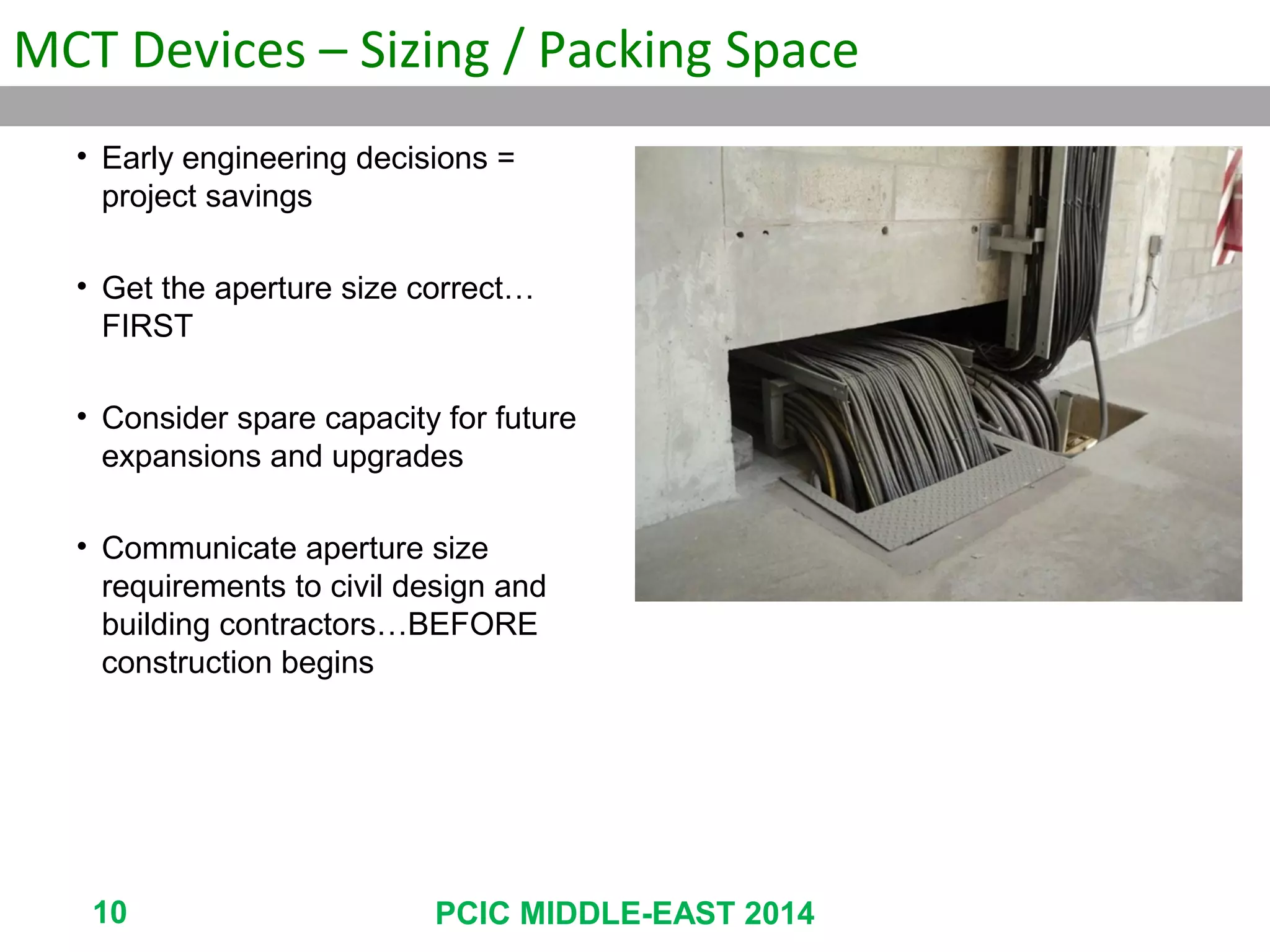 Multi Cable Transit Devices: Applications & Design Methods, PCIC Middle ...