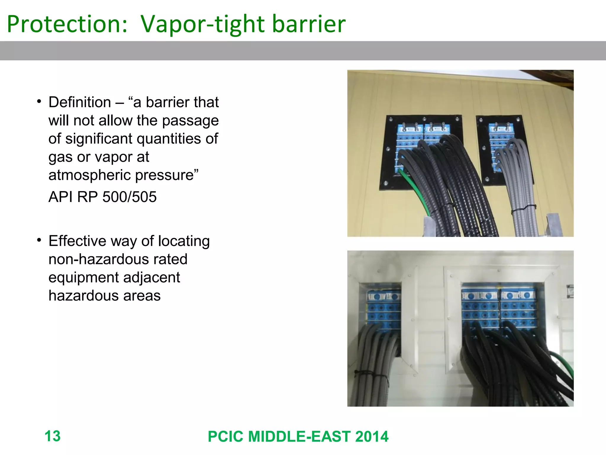 Multi Cable Transit Devices: Applications & Design Methods, PCIC Middle ...