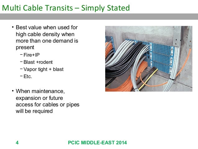 Multi Cable Transit Devices: Applications & Design Methods, PCIC Mid…