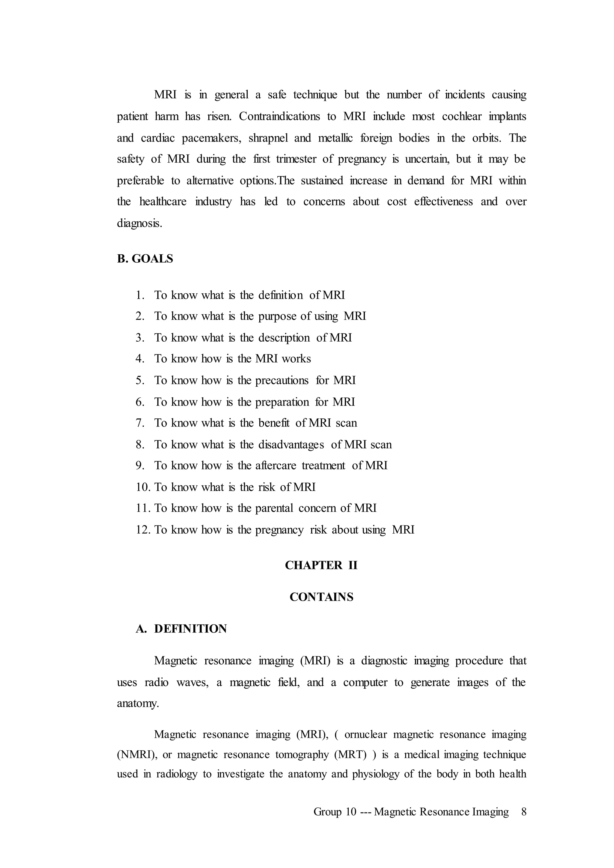 Paper of mri | DOCX
