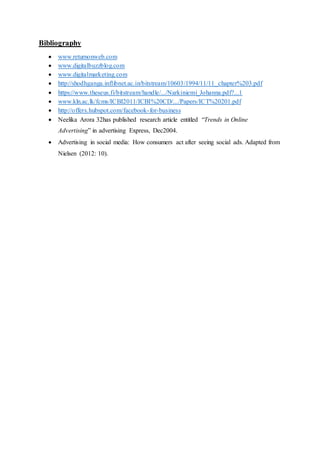 Paper on digital marketing trends | PDF