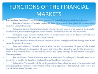 Introduction to global financial markets | PPT