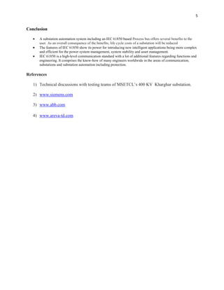 Paper on IEC 61850 | PDF