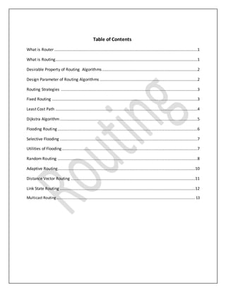 Paper on Routing | PDF