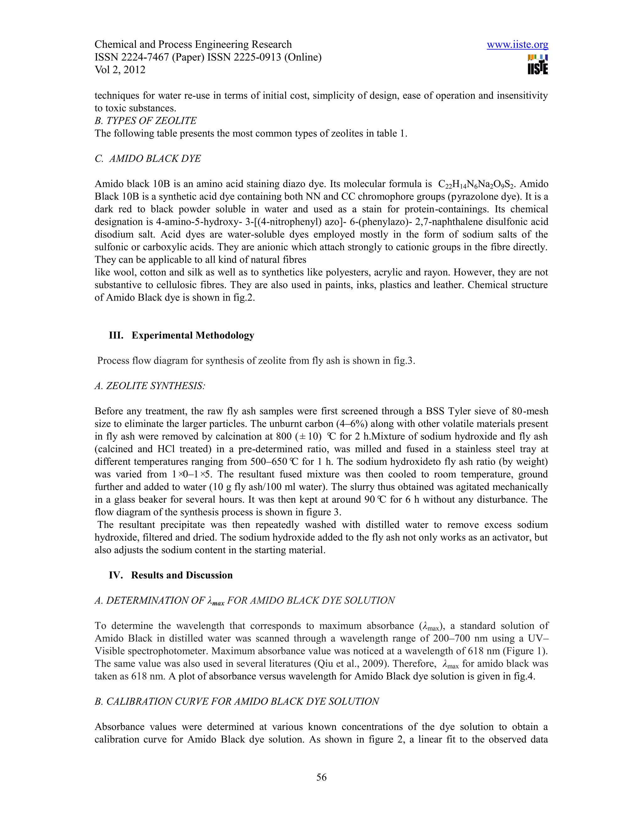 Paper on synthesis of zeolite and application | PDF | Commodities | Economy