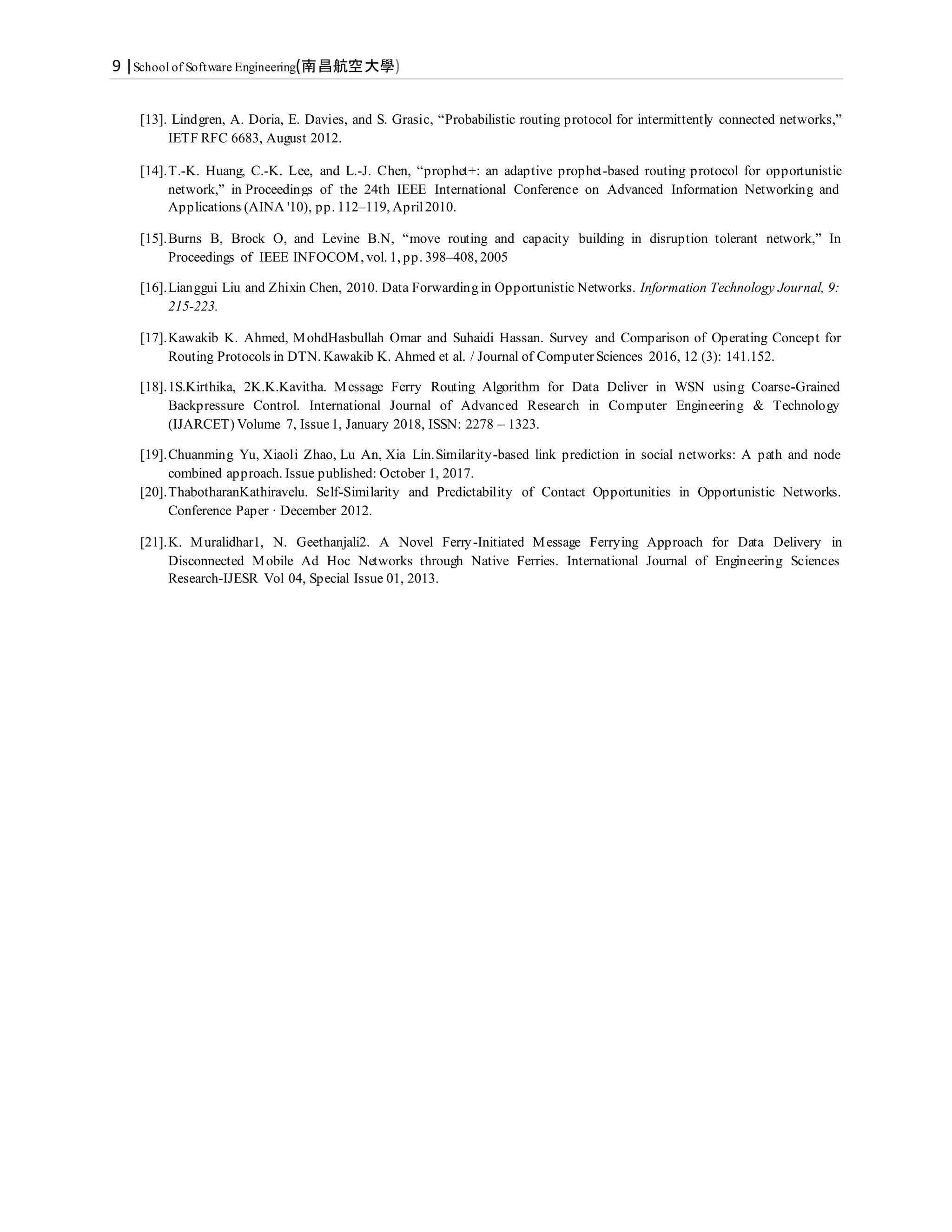 Routing In Opportunistic Networks Pdf