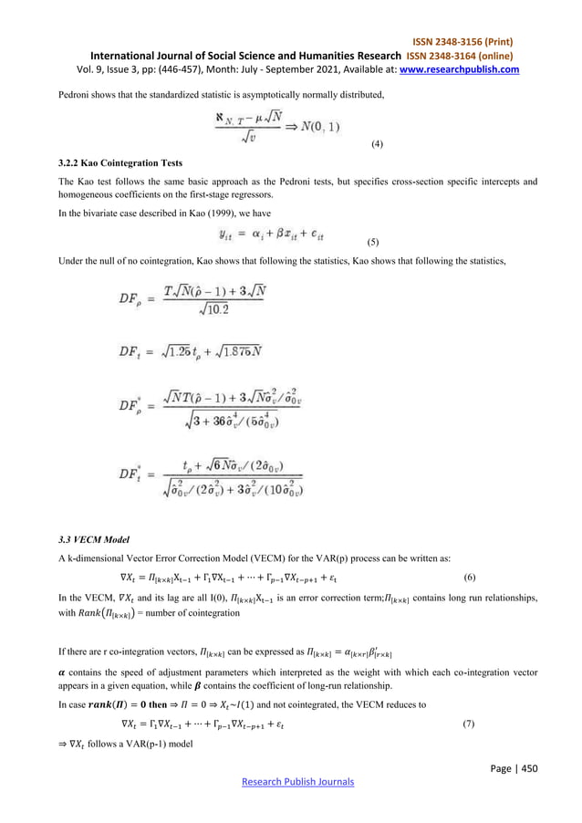 Dynamic Linkages between Electricity Consumption, Urbanization and Economic Growth: A VECM and ...