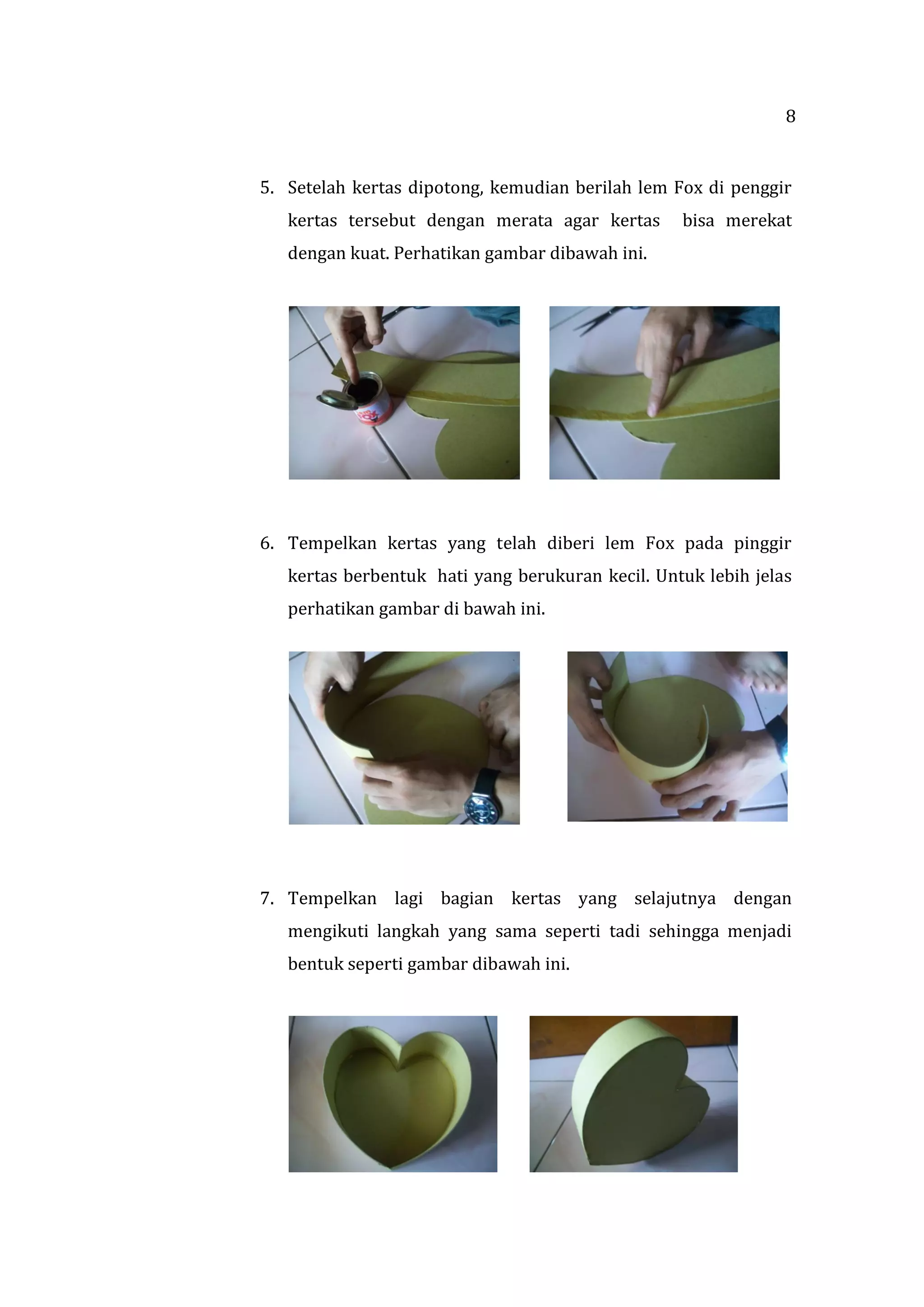 Paper pembuatan kerajinan tangan dari kertas karton | PDF