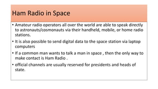 Engineering Application of Ham Radio | PPTX