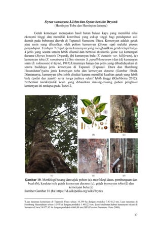 Pohon-pohon Penghasil Damar di Sumatera Bagian Utara | PDF