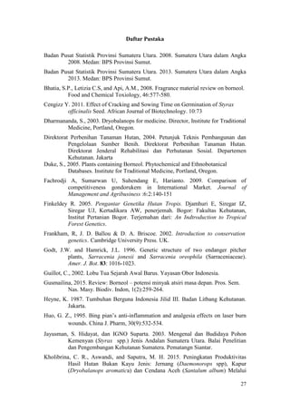 Pohon-pohon Penghasil Damar di Sumatera Bagian Utara | PDF