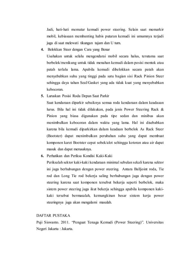 Paper power steering | DOCX