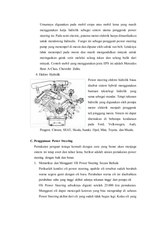 Paper power steering | DOCX