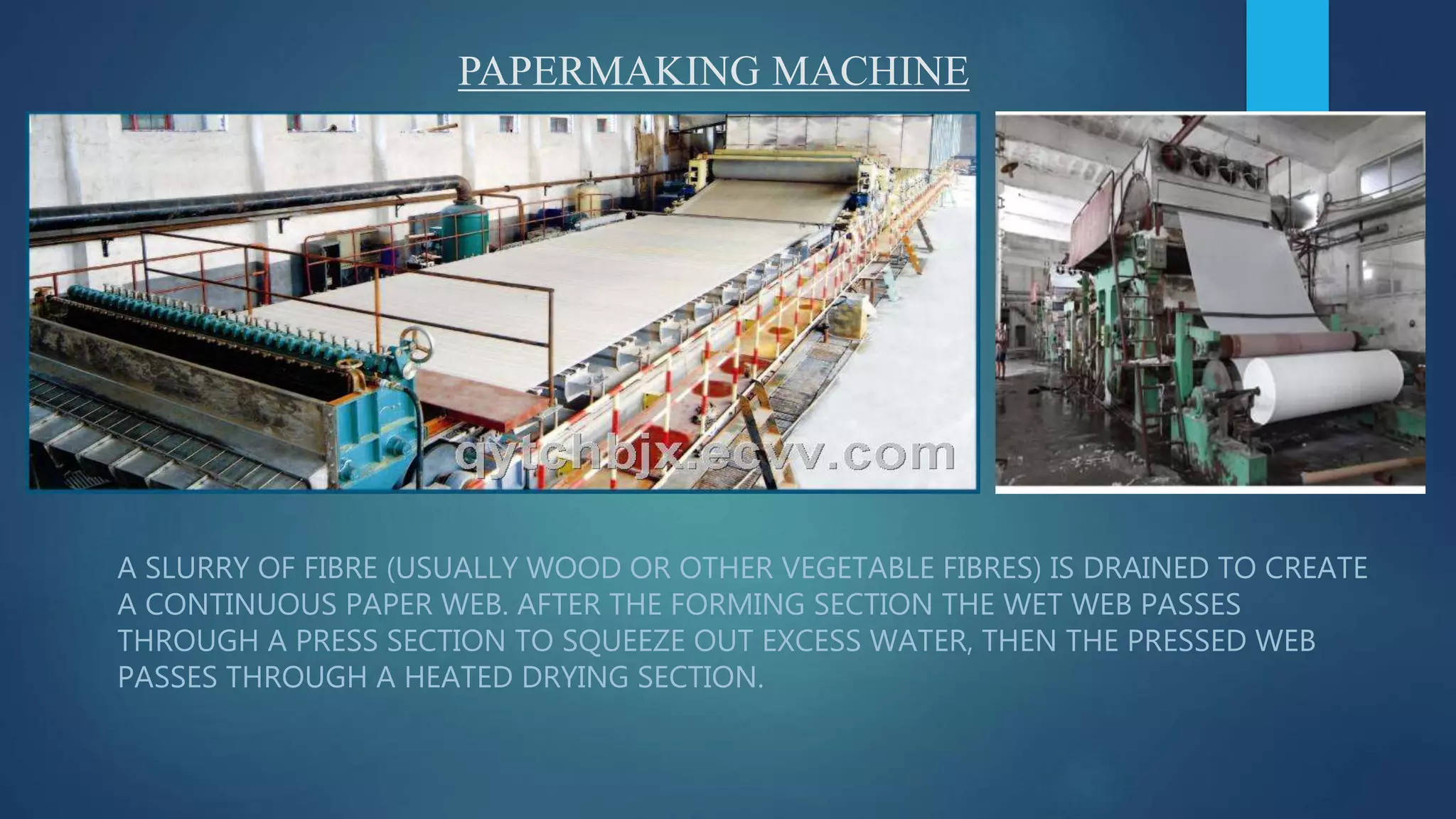 Paper Manufacturing process | PPTX