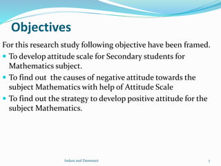 Exploring the Causes of Negative Attitude of the Students towards the ...