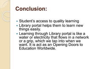 Paper pres“Library portal an innovative approach for Effective ...