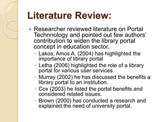 Paper pres“Library portal an innovative approach for Effective ...