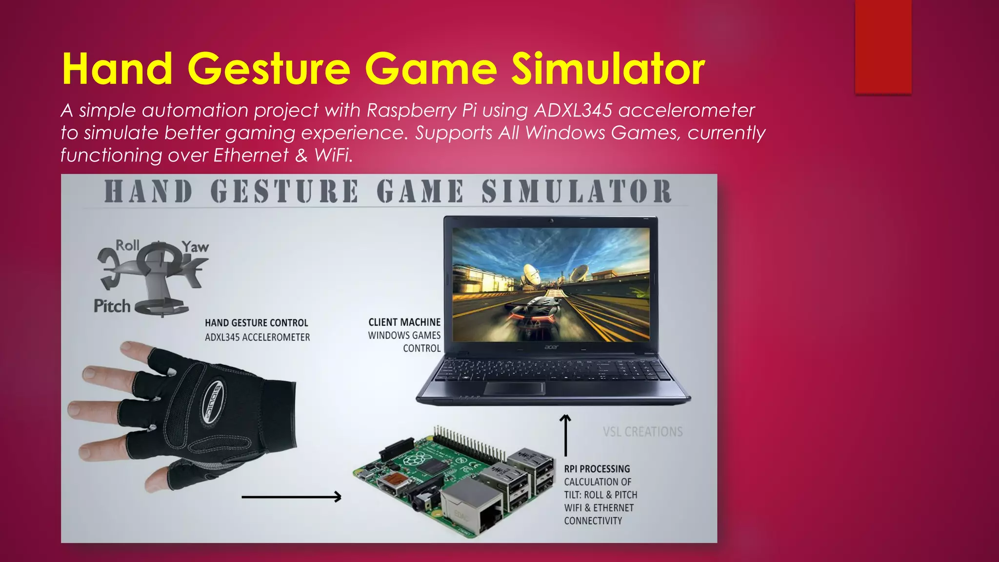 Hand Gesture Game Simulator Practical Presentation II | PPT