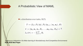 Continuous Adapation via Meta Learning | PPTX