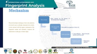 Fingerprint analysis | PPTX | Chemistry | Science