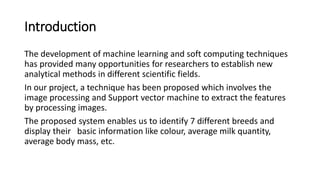 Paper Presentation on CATTLE BREED DETECTION AND CATEGORIZATION USING IMAGE PROCESSING AND ...