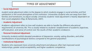 social adjustment and counseling in psychology | PPTX