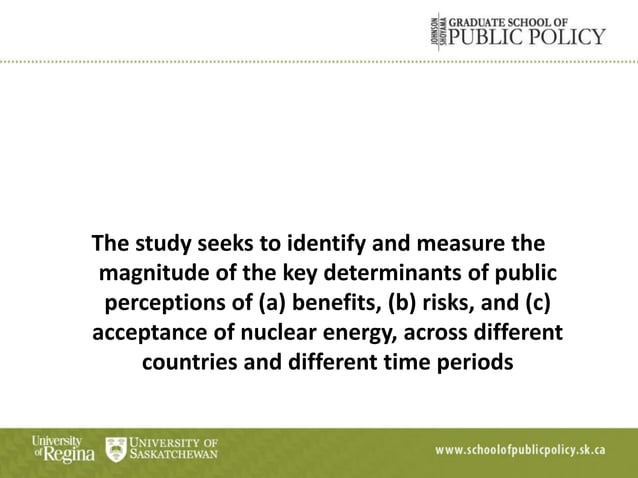 Factors Predicting Public Perceptions of Nuclear Energy | PPT